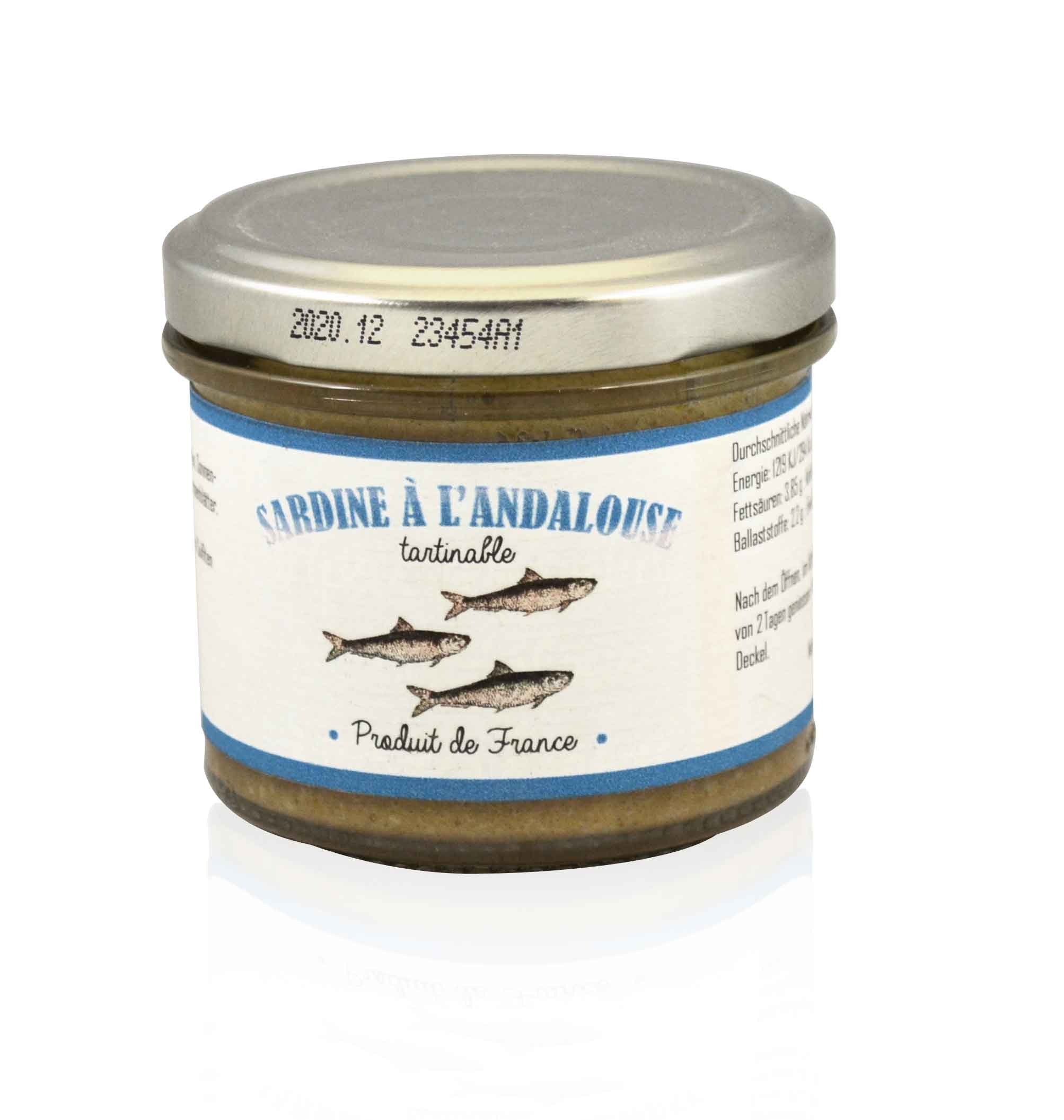 Paste aus Sardinen - Sardine à l'Andalouse 100 g – La Cigale